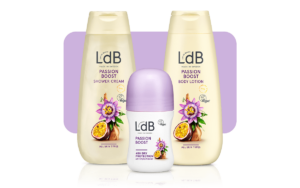 LdB, svensk hudvård – hudlotion, duschkräm, duschgel och deodorant